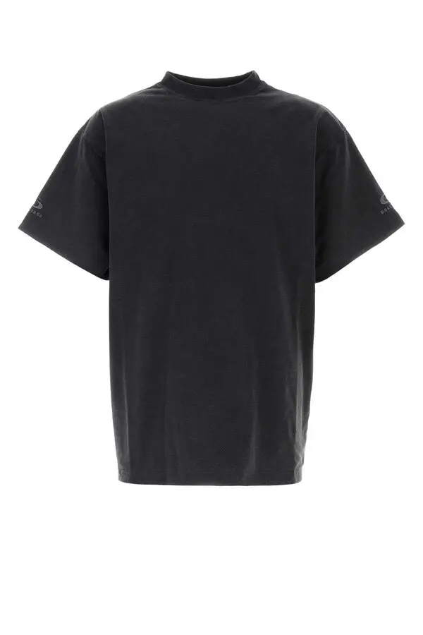 Balenciaga Slate Cotton Oversize Reversbile T-shirt