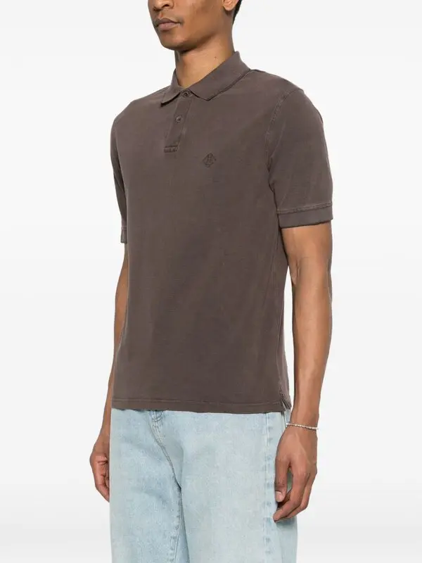 Herno Logo Cotton Polo Shirt - Multicolor
