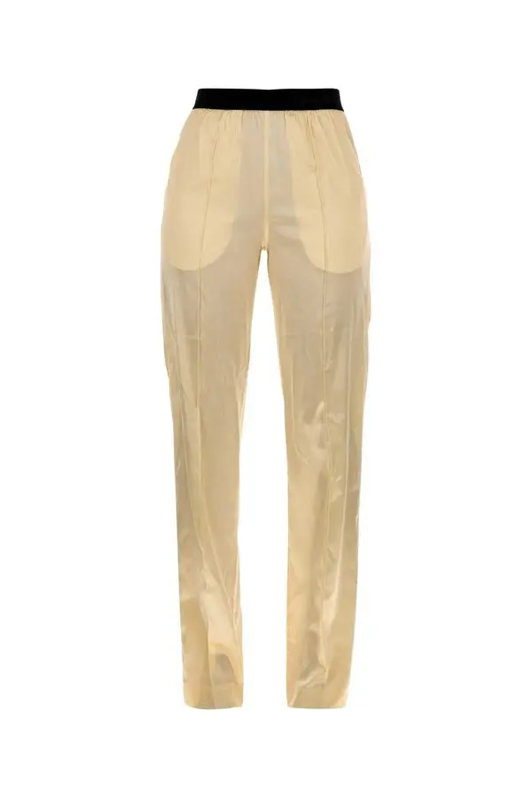 TOM FORD Pastel Satin Pyjama Pants - Yellow