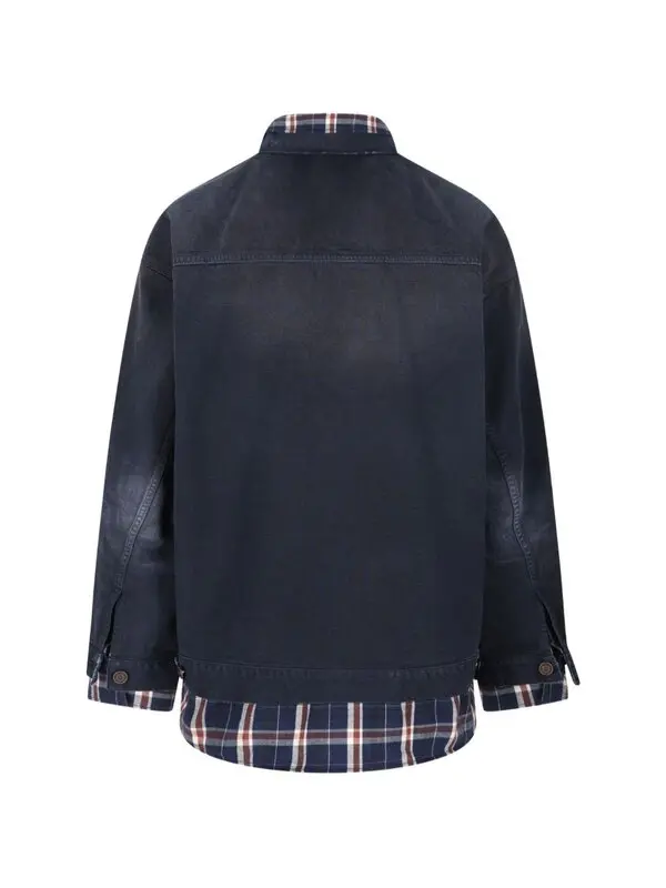 Balenciaga Cotton Shirt Jacket - Multicolor