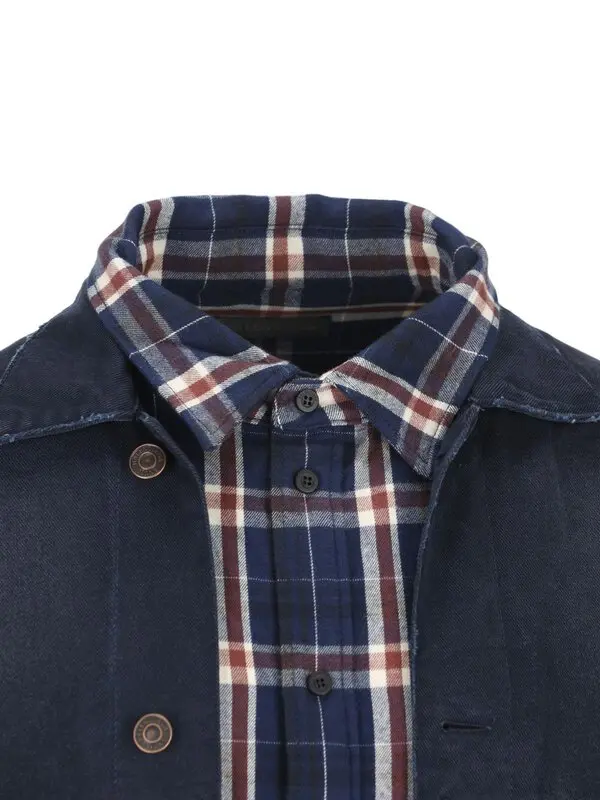 Balenciaga Cotton Shirt Jacket - Multicolor