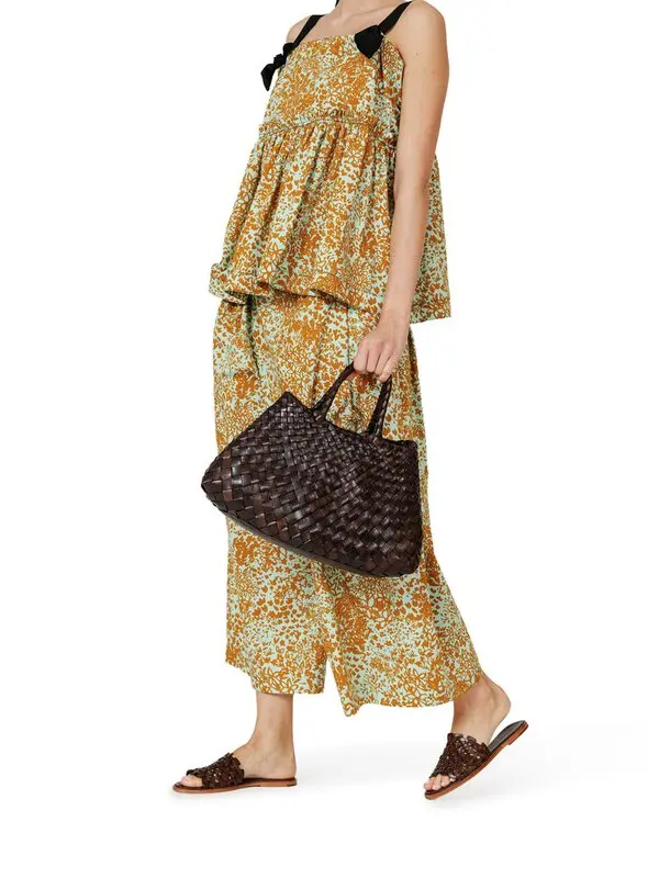 Dragon Diffusion Santa Croce Small Leather Bag - Brown