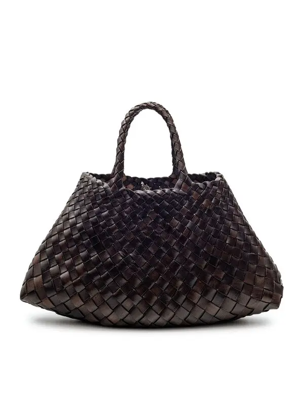 Dragon Diffusion Santa Croce Small Leather Bag - Brown