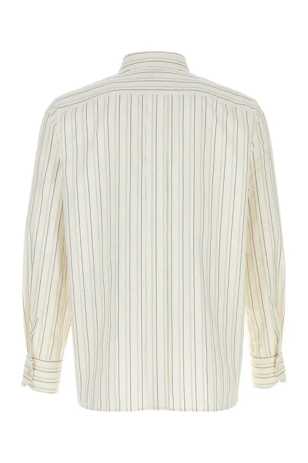 Saint Laurent Embroidered Cotton Shirt