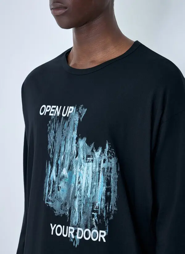 Yohji Yamamoto Gusset Long Sleeve T-shirt