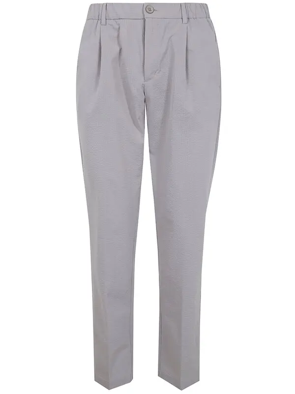 Herno Seercrease Trousers - Gray