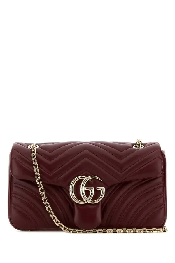 Gucci Gg Marmont Shoulder Bag - Red