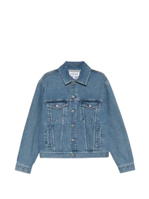 Loewe Anagram Denim Jacket - Multicolor