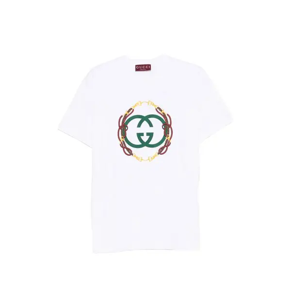 Gucci Cotton T-shirt With Graphic Motif - White