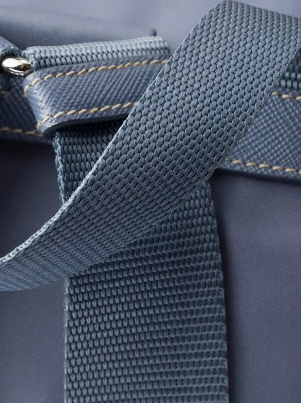 Prada Small Backpack In Re-nylon With Saffiano Details - Multicolor