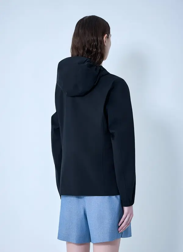 Moncler Valles Hooded Technical Fabric Jacket