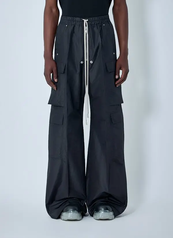 Rick Owens Wide-leg Cargo Pants - Black