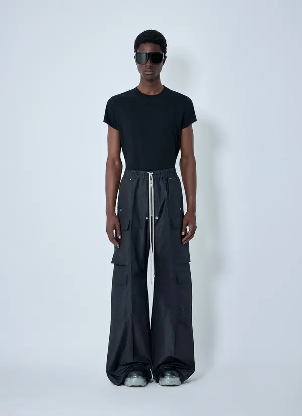Rick Owens Wide-leg Cargo Pants - Black