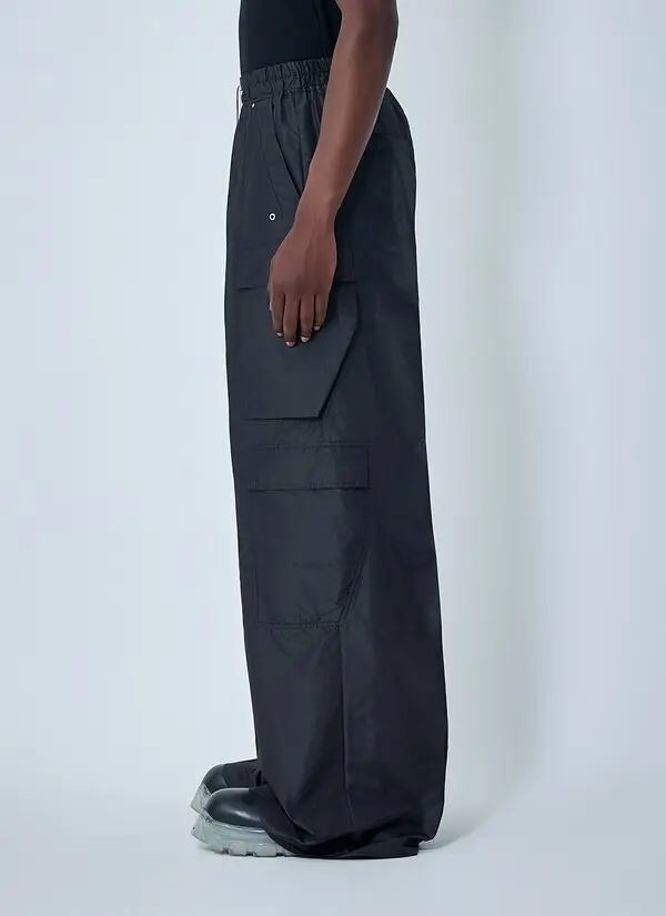 Rick Owens Wide-leg Cargo Pants - Black