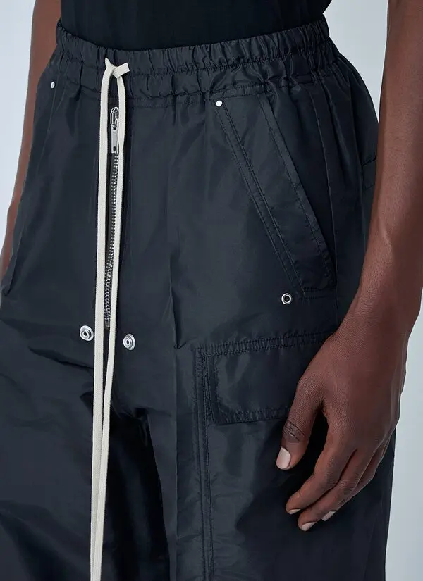 Rick Owens Wide-leg Cargo Pants - Black