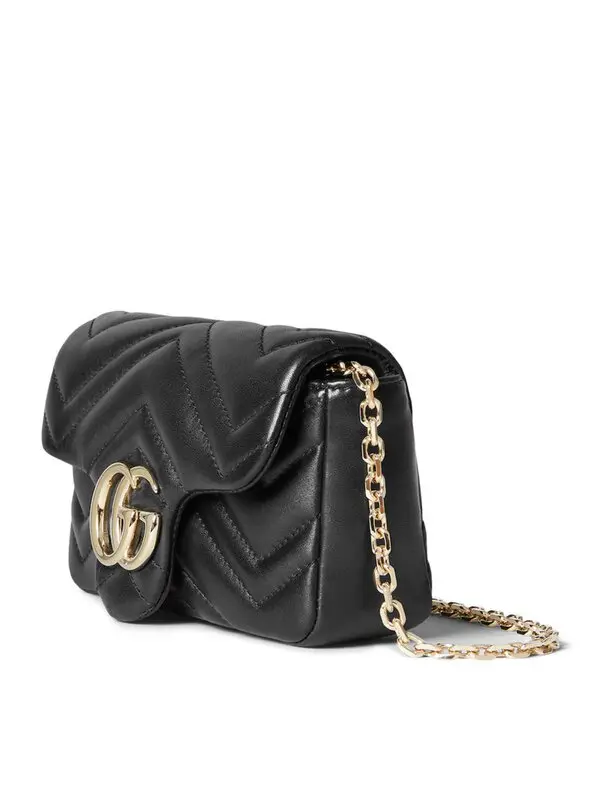 Gucci Gg Marmont Mini Shoulder Bag - Black