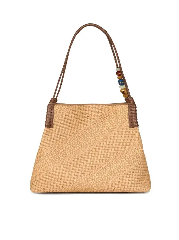 Etro Libra Raffia Shopping Bag - Brown