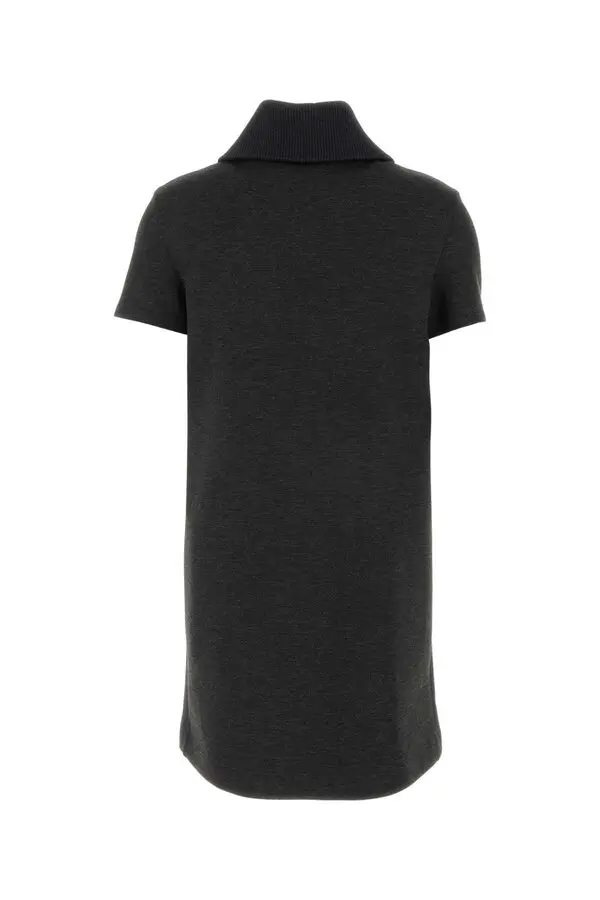 Gucci Stretch Jersey Dress With Zipper Detail