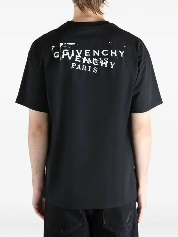 Givenchy Logo Cotton T-shirt - Multicolor