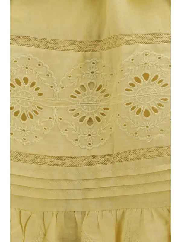 Isabel Marant Étoile Prisha Ruffle Top - Yellow