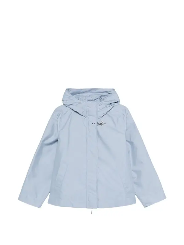 FAY Short Hooded Parka Coat - Multicolor