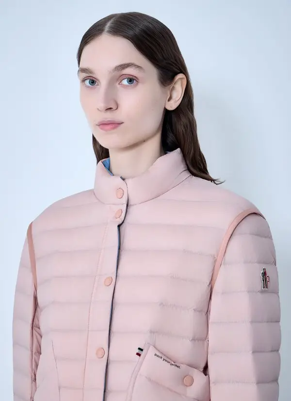 Moncler Madulain Quilted Down Jacket - Pink
