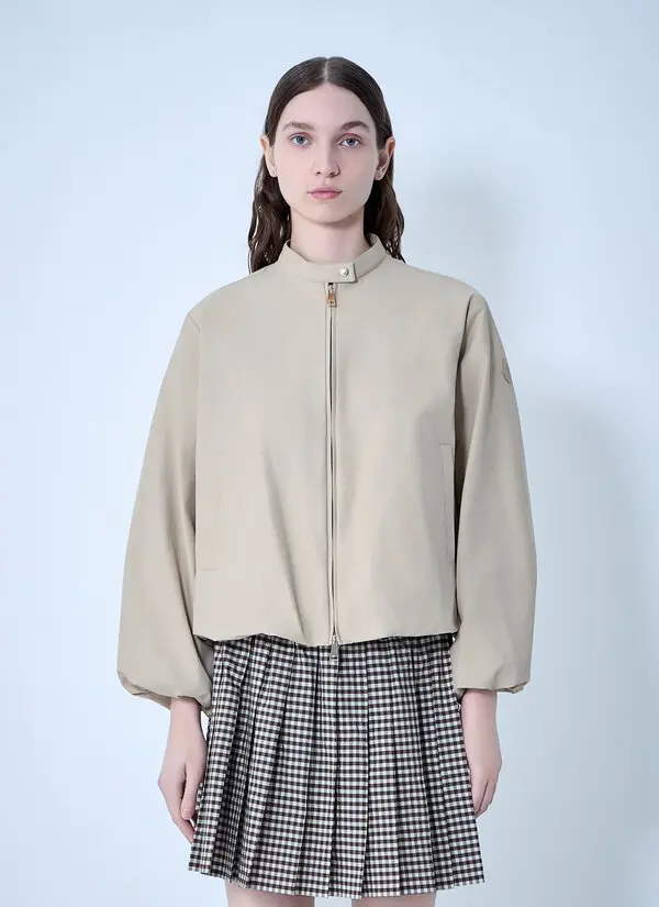 Moncler Gruissan Bomber Jacket - Cream