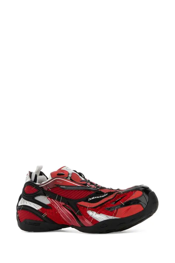 Balenciaga Two-tone Fabric Soleless Sneakers