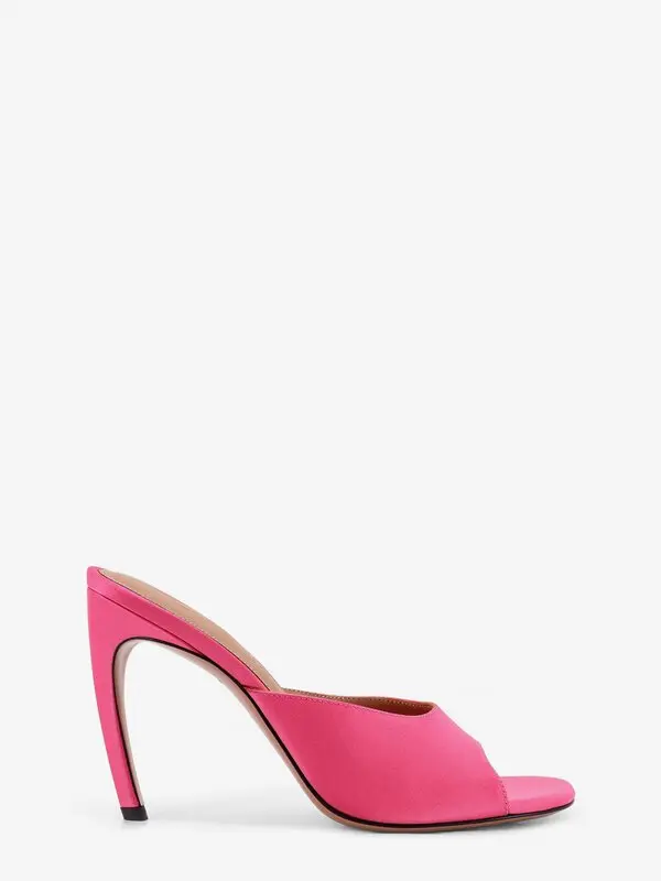 Attico Betta Satin Mules - Multicolor