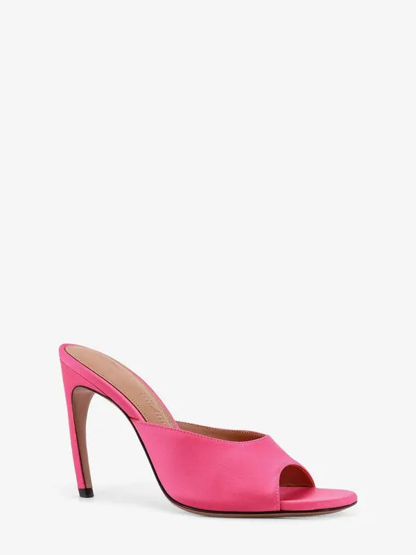 Attico Betta Satin Mules - Multicolor