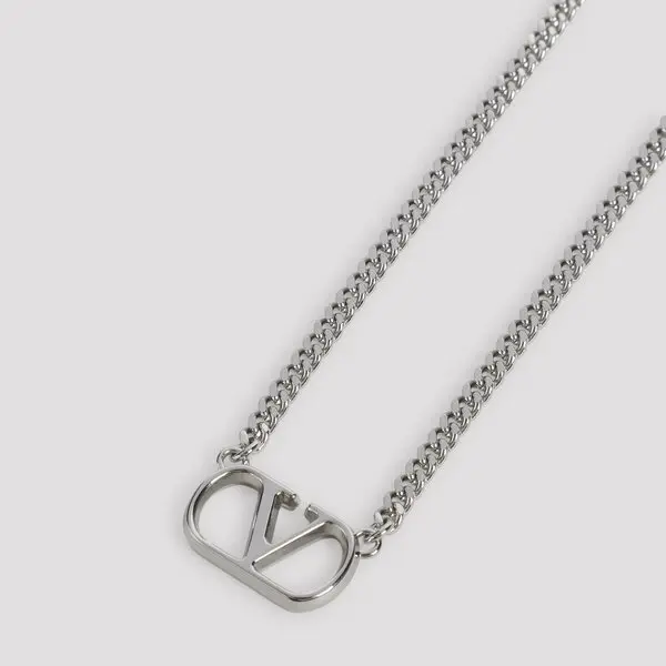 Valentino Garavani Vlogo Charm Necklace