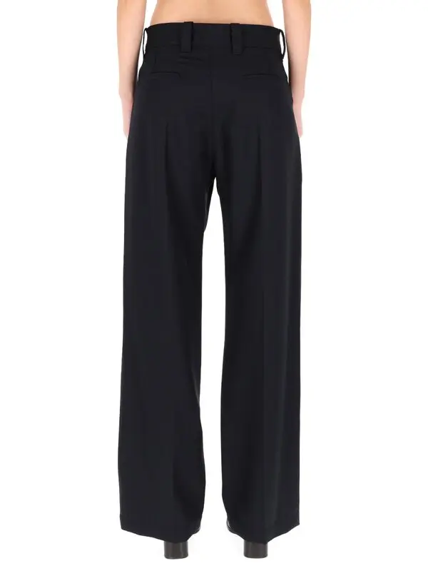 LEMAIRE Straight Leg Wool Blend Trousers