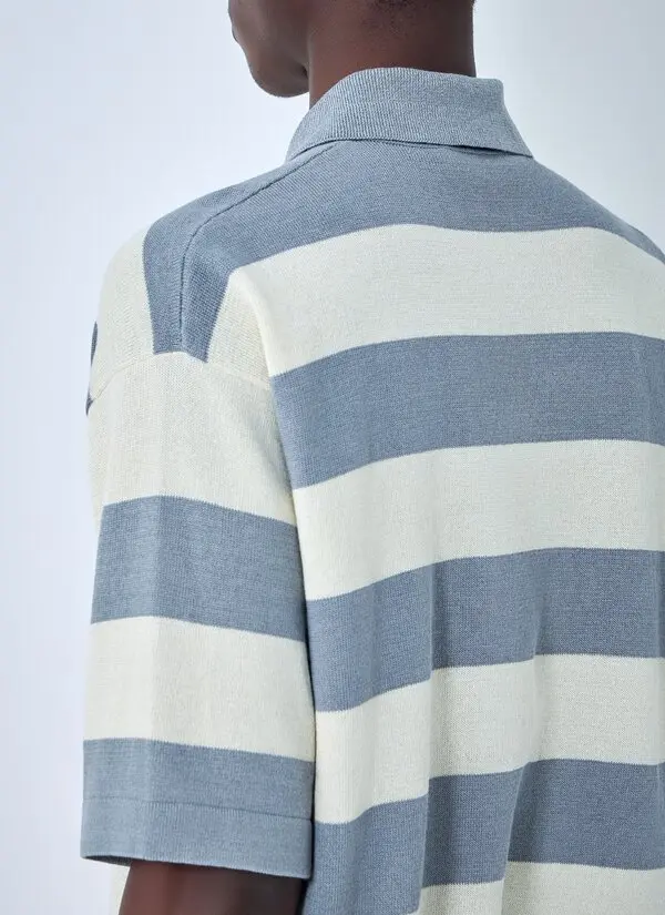Stone Island Striped Polo Shirt
