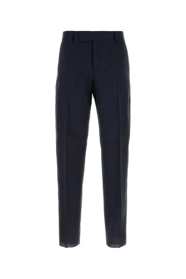 Fendi Navy Twill Tailored Trousers