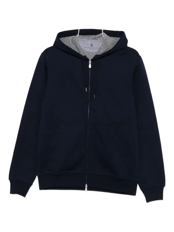 Brunello Cucinelli Cotton Blend Hoodie - Multicolor