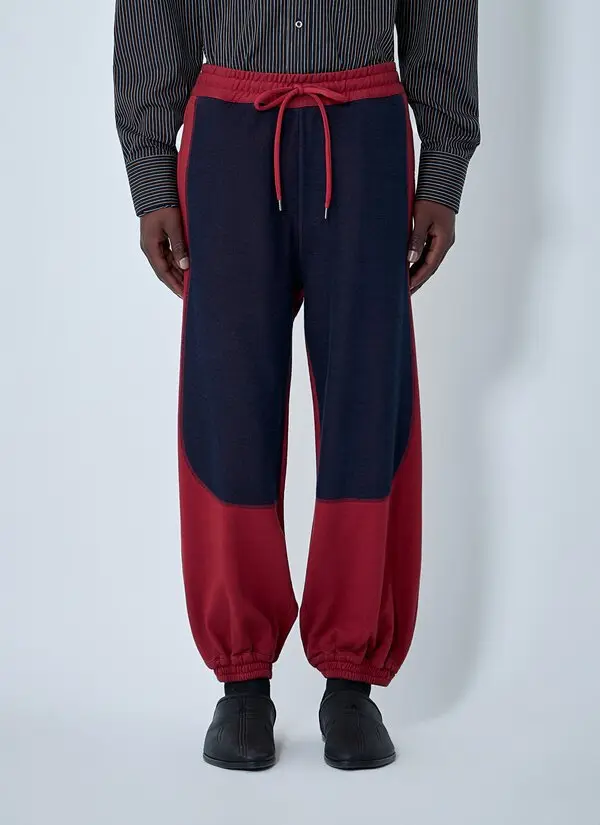 VIVIENNE WESTWOOD Contrast Panel Joggers - Red