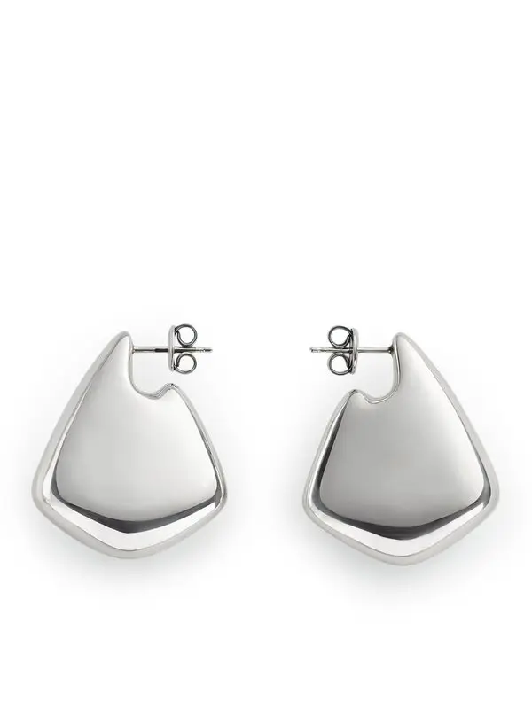 Bottega Veneta Small Sterling Earrings - Silver