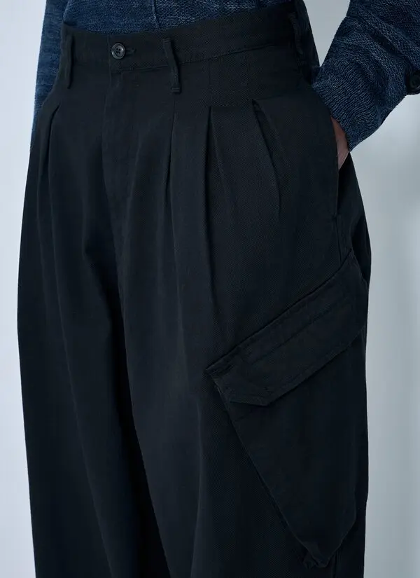 Yohji Yamamoto Wide-leg Cargo Trousers