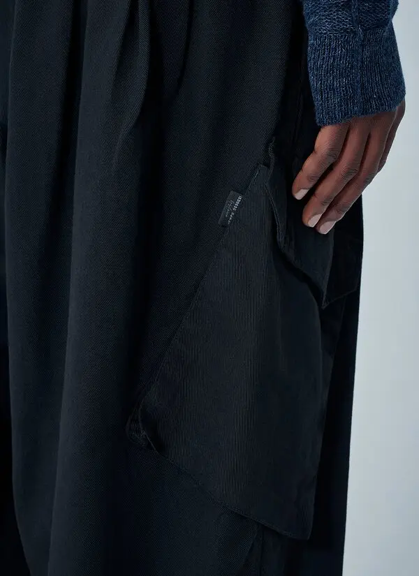 Yohji Yamamoto Wide-leg Cargo Trousers