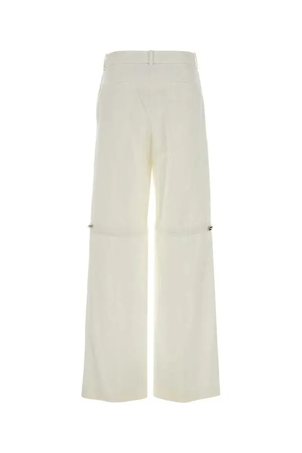 Fendi Cotton Wide Leg Pants