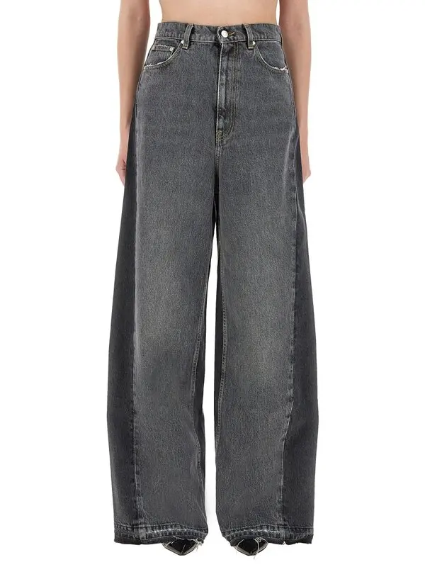 Stella McCartney Wide Leg Jeans - Black