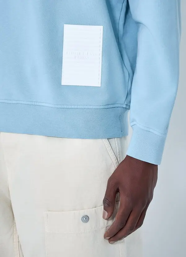 Stone Island Cotton Jersey Crewneck Sweatshirt