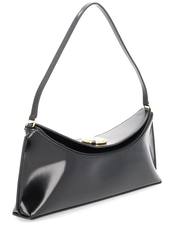 Jacquemus Ovalo Calf Leather Bag - Black