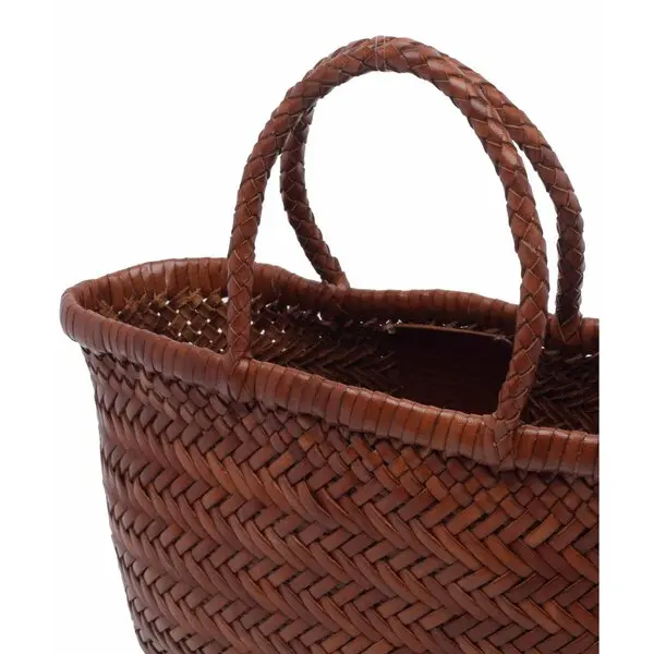 Dragon Diffusion Mini Flat Gora Handbag - Brown