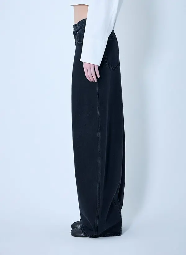 Jacquemus De Nîmes Ovalo Jeans - Black