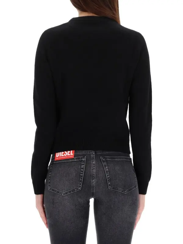 DIESEL® M-areesa Jersey Slim Fit Wool Cashmere - Black