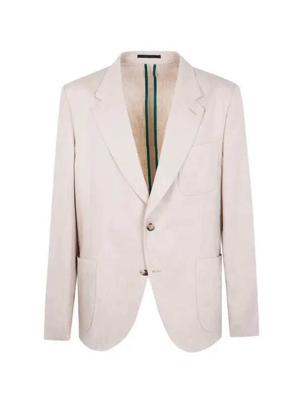Paul Smith Tailored Linen Wool Blend Jacket