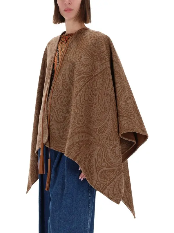 Etro Wool And Cashmere Cape