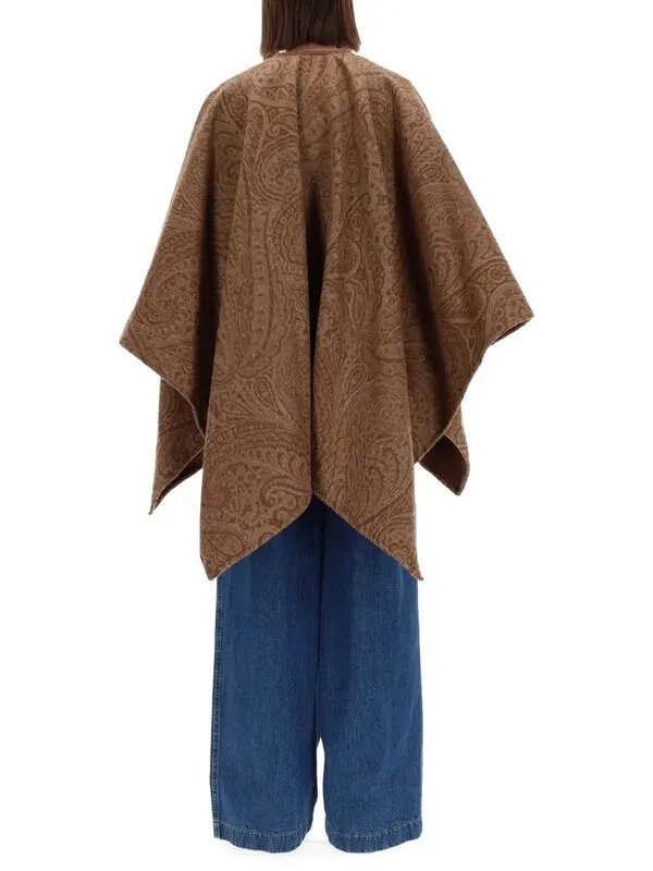 Etro Wool And Cashmere Cape