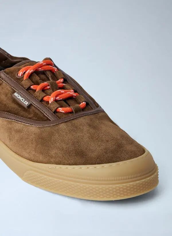 Moncler Vera Suede Leisure Sneakers - Brown